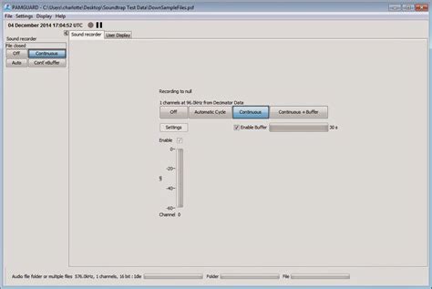Bioacoustics Procrastinator Pamguard Tutorial Down Sample Files