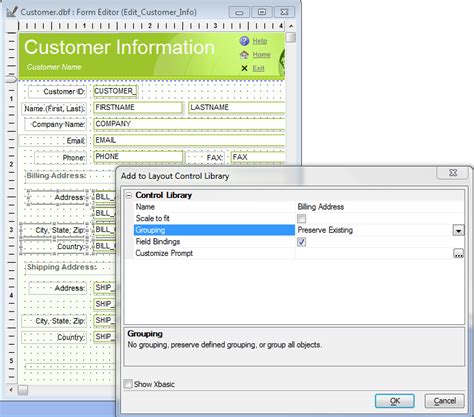 alpha anywhere form editor control library