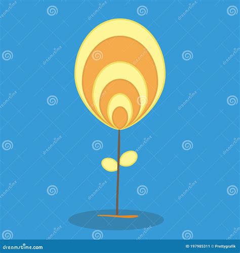 Tree Orange Nolan Icon Simple Thin Line Outline Vector Of Treeicons For Ui And Ux Website Or