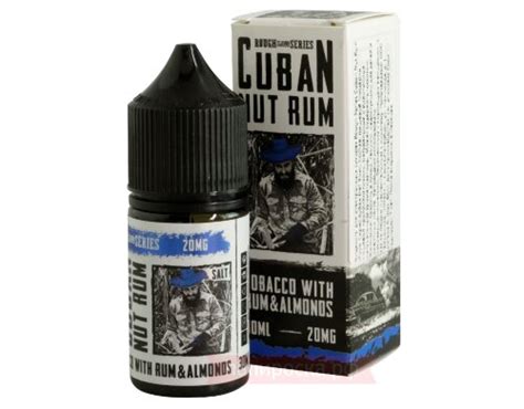 Жидкость Cuban Nut Rum Rough Series Salt