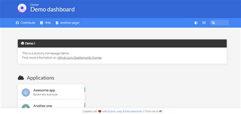 Homer Dashboard Portainer Docker BitwiseOperator XOR