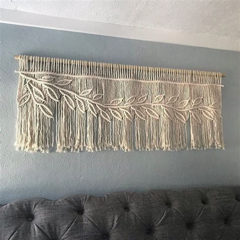 Macrame Window Valance Etsy