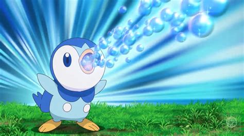 Piplup A Cute Pokemon With Bubbles