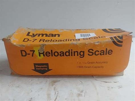 Lyman D7 Reloading Scale Trice Auctions