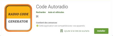 Application Android Code Autoradio Renault Code Autoradio Renault