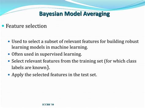 Ppt Case Based Reasoning With Bayesian Model Averaging An Improved Method For Survival