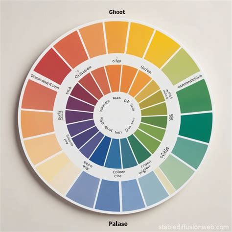 Create A Visually Appealing Color Wheel That Showcases A Gradient Of At
