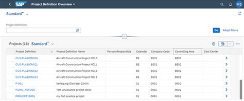 S4hana Fiori Apps Sap Project System