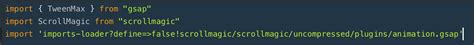 working example with webpack · issue 665 · janpaepke scrollmagic · github