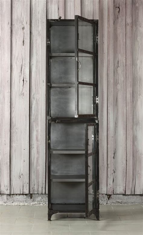 Vitrinskåp Stance Metall B50xd40xh195cm Crafted Steel Industrial Living