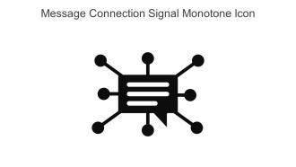 Message Connection Signal Monotone Icon In Powerpoint Pptx Png And Editable Eps Format PPT