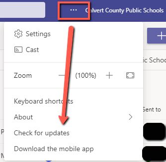 How Do I Update Microsoft Teams Calvert County Public Babes Help Center