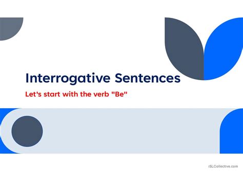 Interrogative Sentences General Gra English Esl Powerpoints