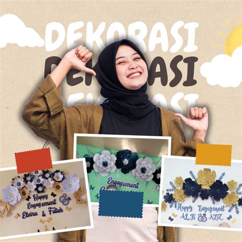 Jual Paper Flower Dekorasi Bunga Kertas Harga Special Shopee Indonesia