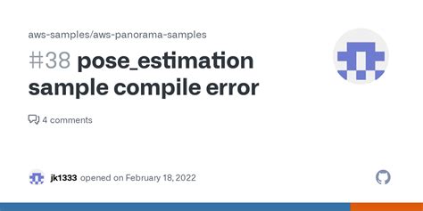 Poseestimation Sample Compile Error · Issue 38 · Aws Samplesaws