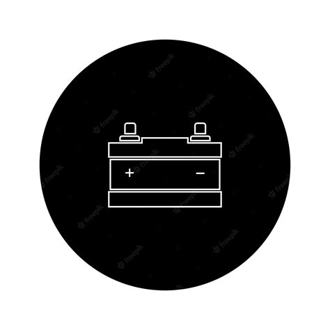 배터리 아이콘 로고 프리미엄 벡터