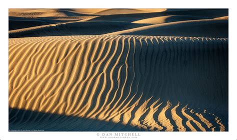 Dune Patterns Evening G Dan Mitchell Photography