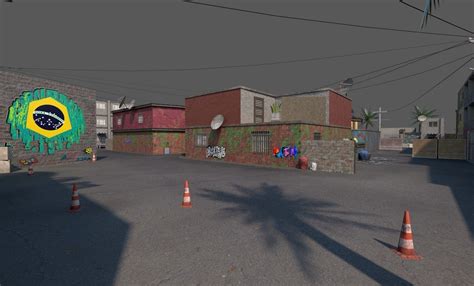 3d Model Favela Map Cs Iceworld Layout Mobile Compatible Game Ready Vr Ar Low Poly