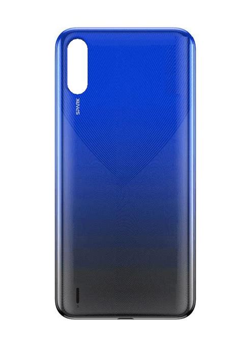 Back Panel Cover For Tecno Spark Go Kc Black Maxbhi Com