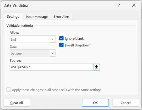 Dependent Drop Down List In Excel Using Offset Function