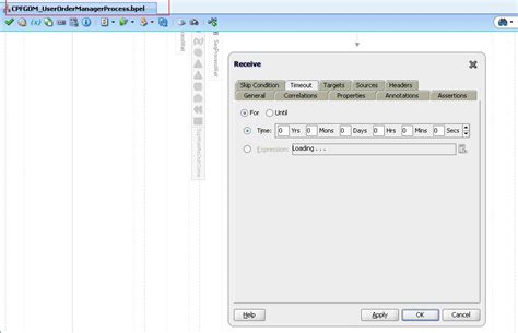 oracle soa suite setting timeouts for receive activities