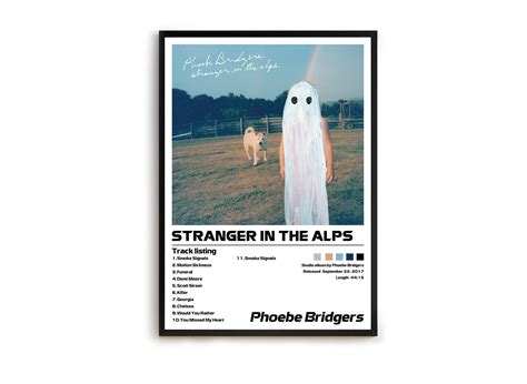 Phoebe Bridgers Stranger In The Alps Minimalist Album Cover Posters
