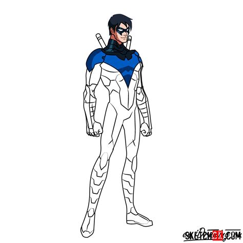 Easy Nightwing Drawings In Pencil Drawing Nightwing Tutorial How To