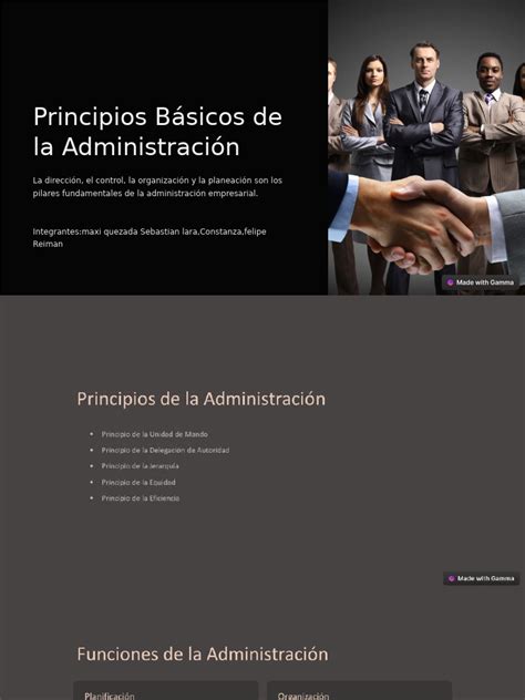 Principios Basicos De La Administracion Pdf
