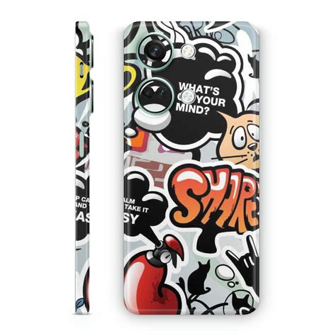 Mobile Skin Wrap Share Graffiti Protect Your Phone And Add A Touch Of