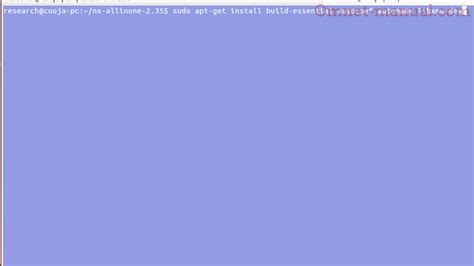 Proficient Processes Of Installing Ns2 In Ubuntu
