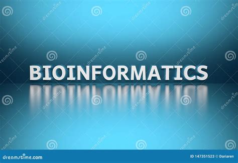 Word Bioinformatics Stock Illustration Illustration Of Bioinformatics