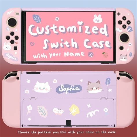 Custom Case Of Your Name For Nintendo Switch2 Switch Oled Lite Personalized Switch Accessories
