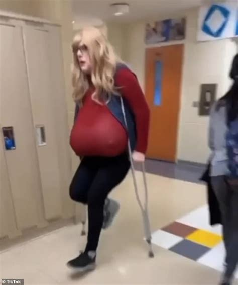 Babes Threatened With Suspension If They Photograph Trans Teacher With Huge Prosthetic