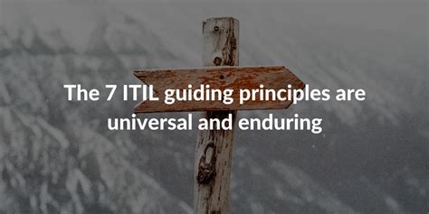 The Seven ITIL Guiding Principles Business Value