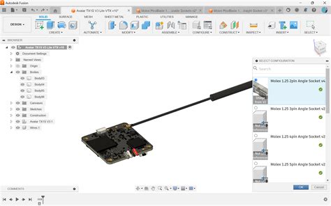 Fusion360 Configurations Tutorial For Parts Insertion Into Design Grabcad Tutorials
