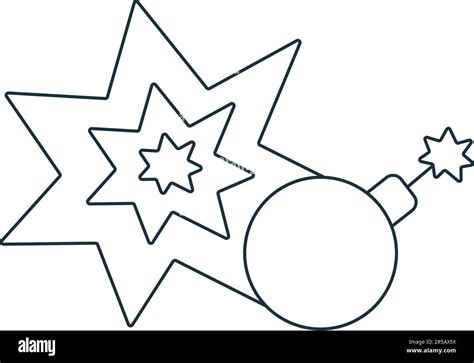 Exploding Icon Monochrome Simple Sign From Performance Collection