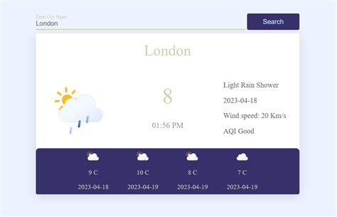 GitHub Masoomi14 Weather A Web Page Where You Can Get And View The Weather Of Any City You Want