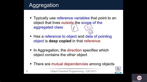 Oop Lecture 30 Aggregation And Composition Youtube