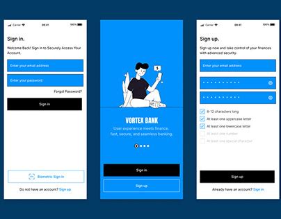 Authentication Ui App Design Projects Photos Videos Logos Illustrations And Branding