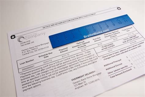 Banking And Financial Braille Statements For The Blind Braille Works