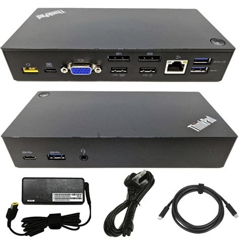 Lenovo ThinkPad USB C Dock DK X Thunderbolt Type A With PSU USB C EBay
