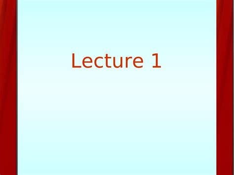 lecture1 pdf
