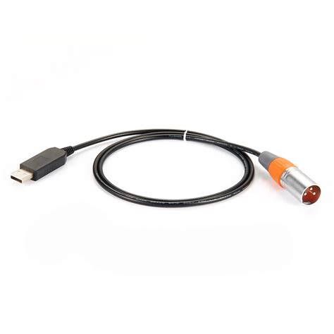 Dmx512 Rs485 Communication Cable Usb To Dmx Interface Adapter Cable Stage Lighting Controller