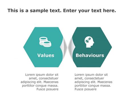 Values Behavior PowerPoint Template SlideUpLift