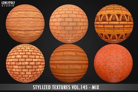 Mix Vol145 Stylized Textures 2d Textures And Materials Unity Asset