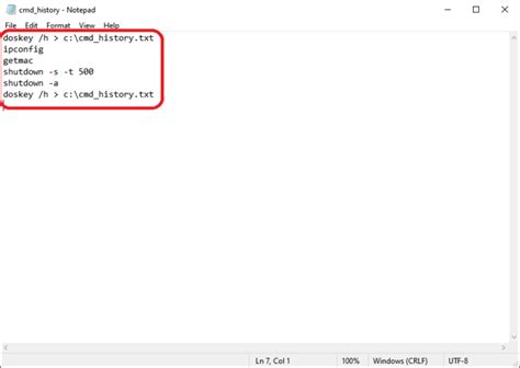 How To Access Command History In Command Prompt On Windows