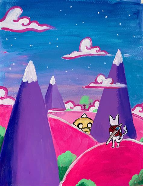 Adventure Time Beth And Shermy Print Etsy