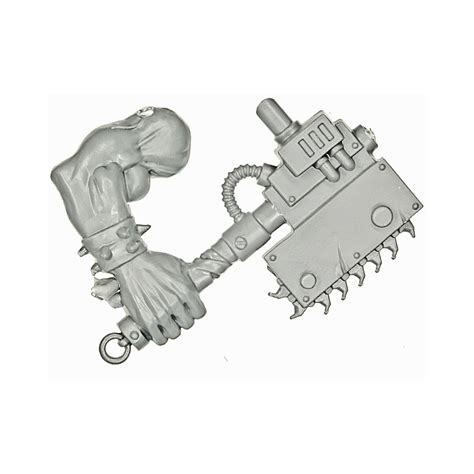 Warhammer 40k Bits Orks Ork Nobz Weapon T Choppa Chain Axe 1