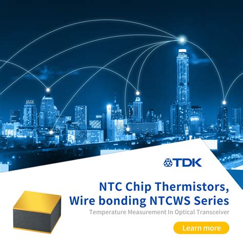 Tdk On Linkedin Ntcws Series Wire Bondable Ntc Temperature Sensor