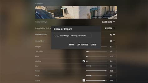 Cs2 Pro Crosshair